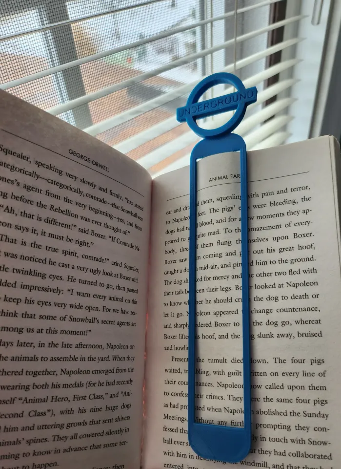 London Underground Bookmark by rn2027 | Download free STL model ...