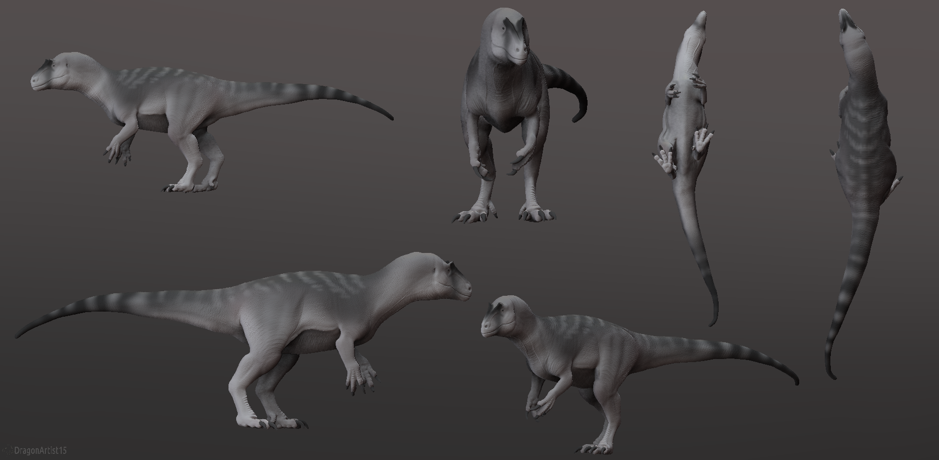 Allosaurus Figurine by DragonArtist15 | Download free STL model ...