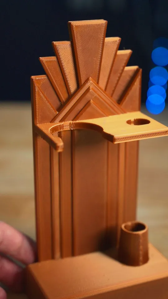 Art Deco Razor and Brush Stand by JJShankles | Download free STL model ...