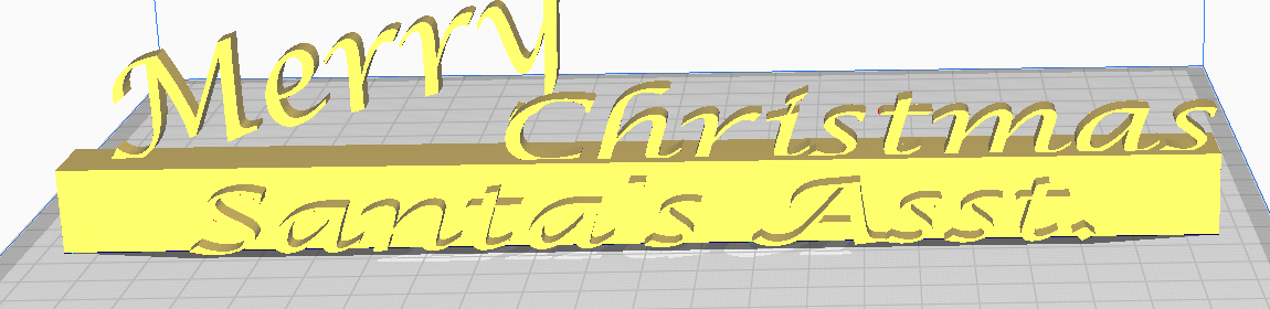 Christmas Office Sign by jex7 | Download free STL model | Printables.com