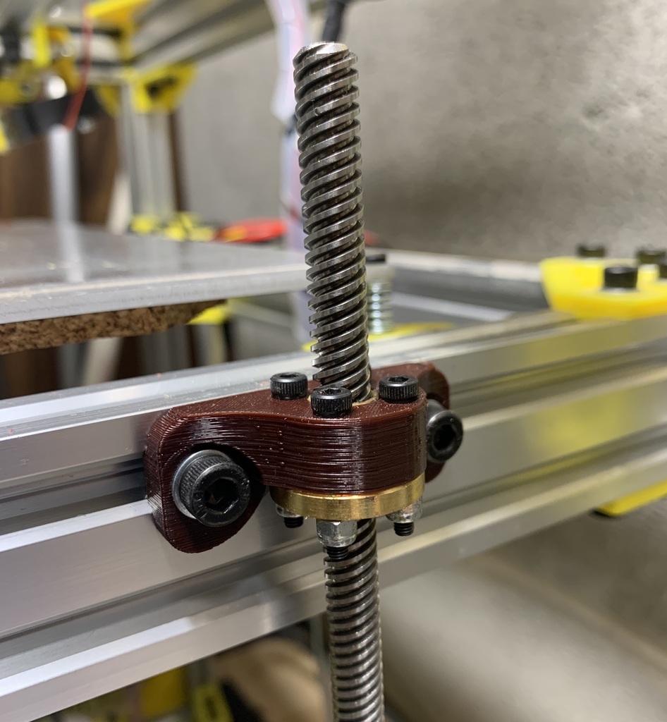 Mini Lead Screw Bracket by AlteRob | Download free STL model ...