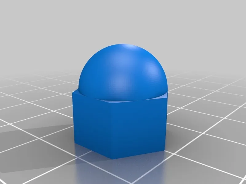 3/8in Acorn Nut by AlteRob | Download free STL model | Printables.com