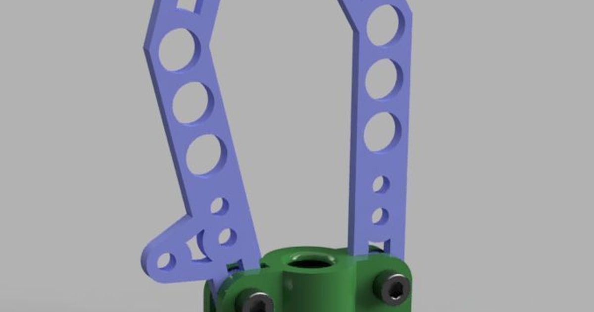 Cable-Pull Gripper Head by AlteRob | Download free STL model | Printables.com