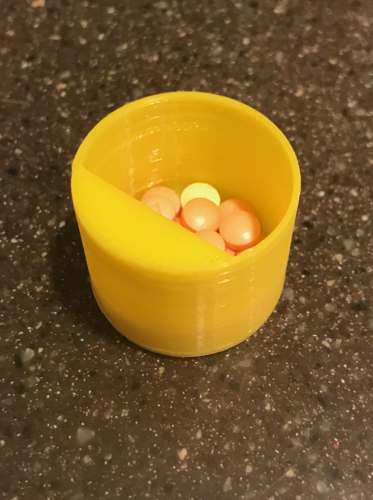 Pill Container Insert by AlteRob | Download free STL model | Printables.com