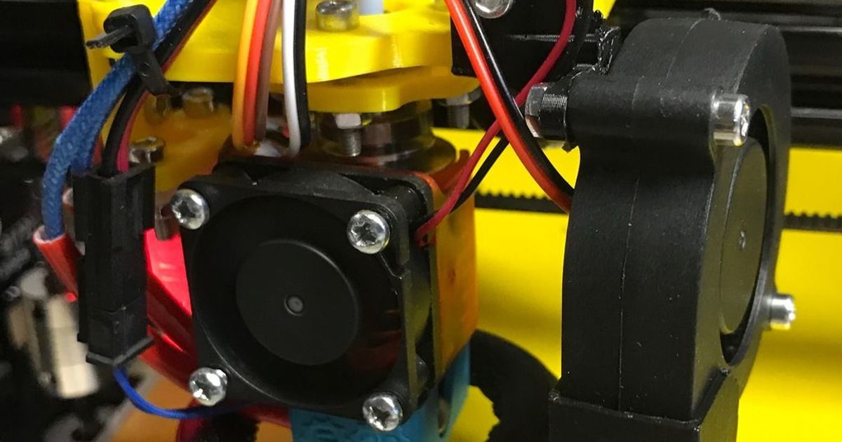 Mount for 50mm Blower Fan by AlteRob | Download free STL model ...