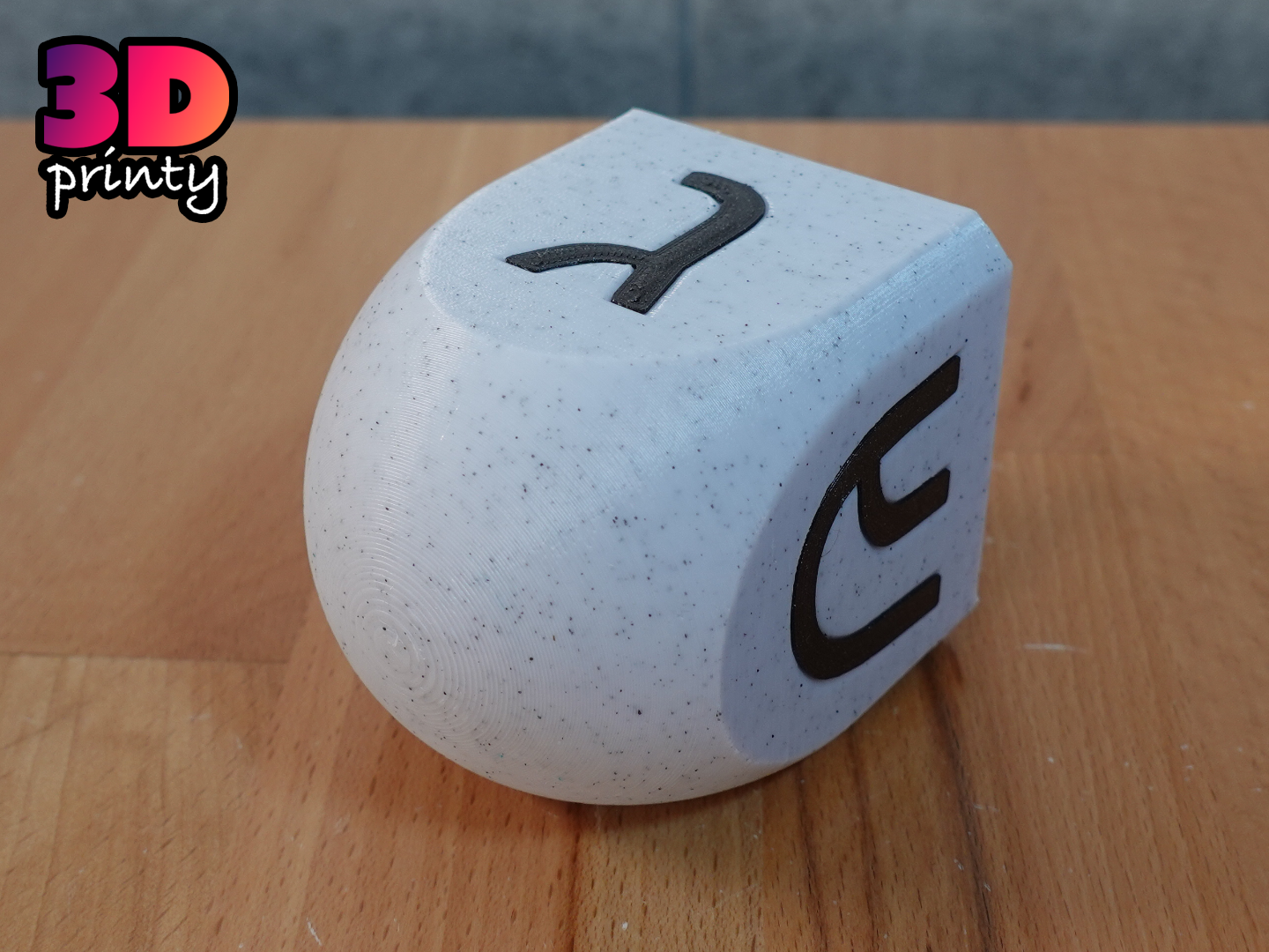 Print-in-Place Twisty Puzzle - Dreidel by 3D Printy | Download free STL ...