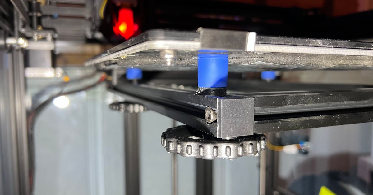 Ender 6 Silicone Bed Spring Adapters by Herculez3D | Download free STL ...