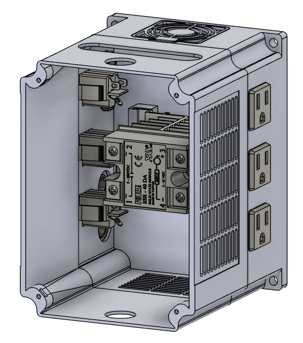 Onefinity X35x50 Or Generic Cnc Vfd Control Box By Ghislain Download Free Stl Model 2549