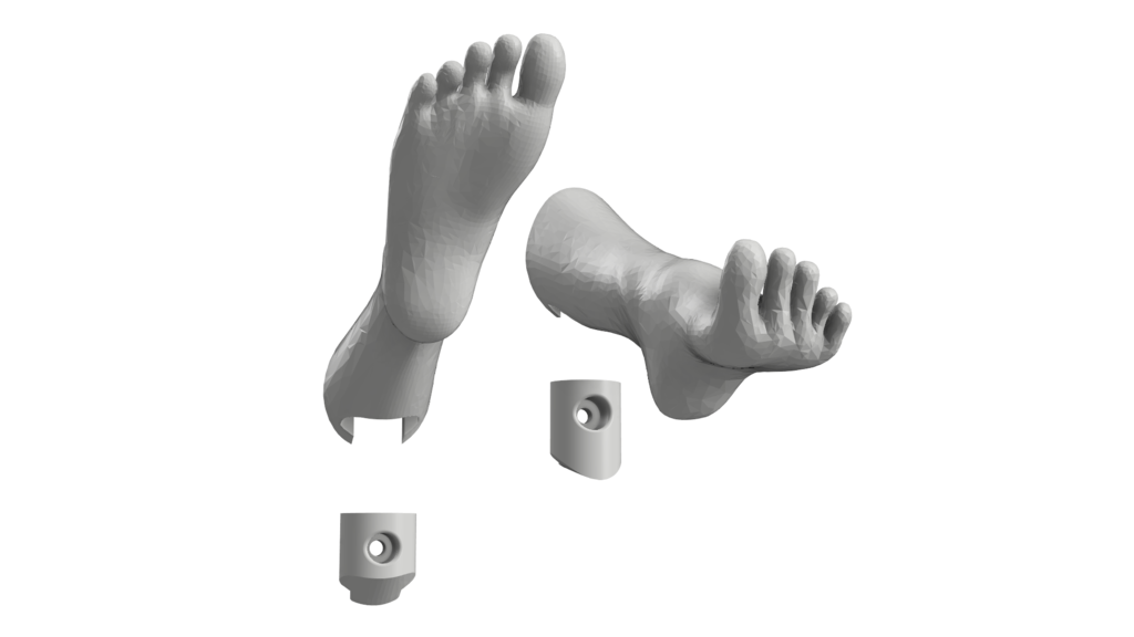 Wall Mounted Legs Sculpture by savingprivatebrian15 | Download free STL ...
