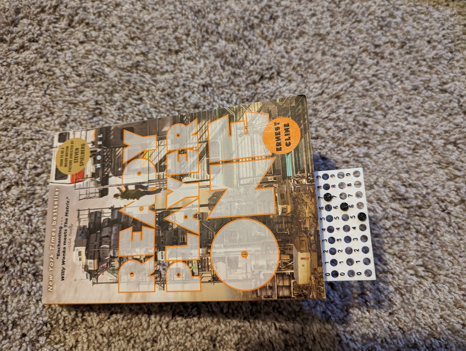 Page Num Peg Board - Push Pin Bookmark (Top or Bottom Counter) by ...