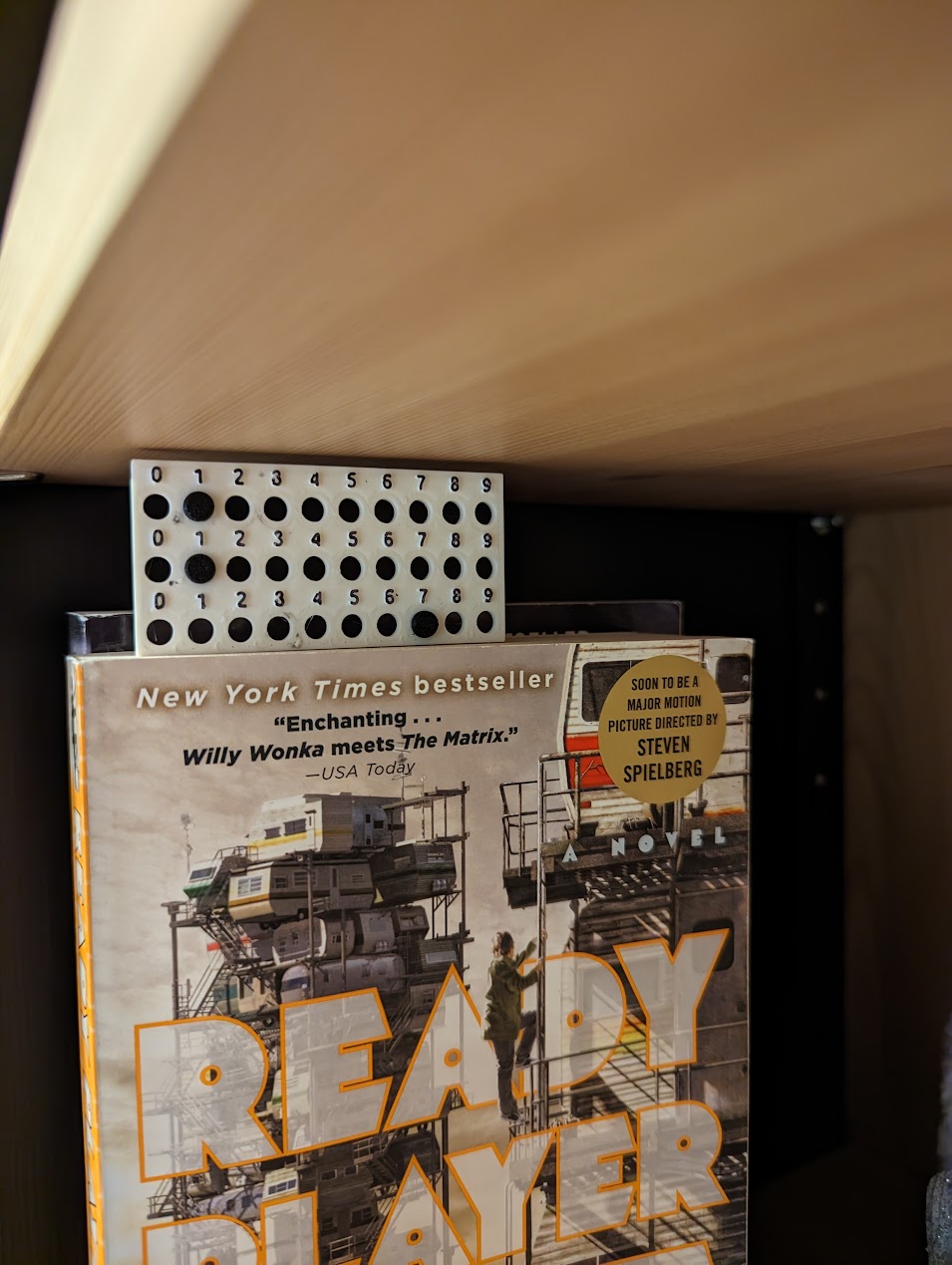 Page Num Peg Board - Push Pin Bookmark (Top or Bottom Counter) by ...