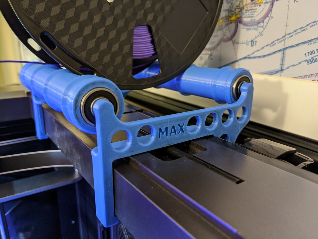 QIDI 3D X-Plus and X-MAX Spool Roller by Mistertech | Download free STL ...