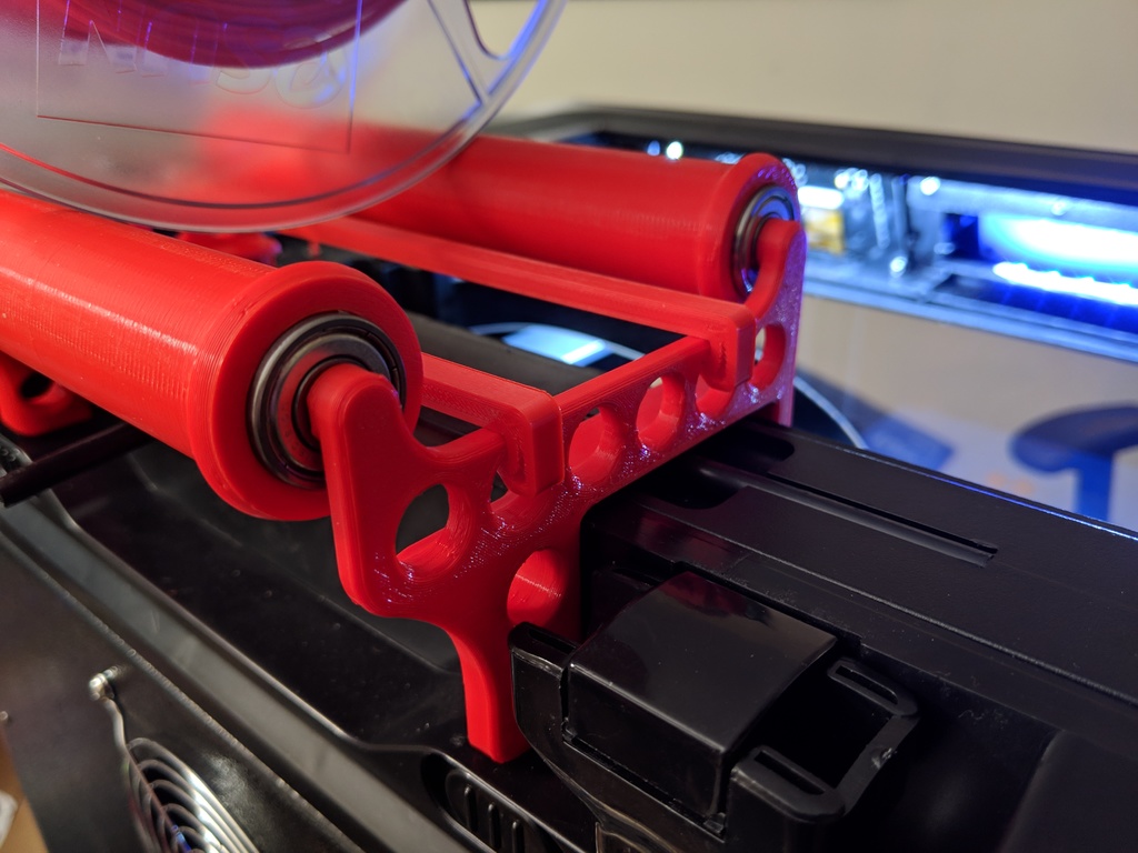 QIDI 3D X-Plus and X-MAX Spool Roller by Mistertech | Download free STL model | Printables.com