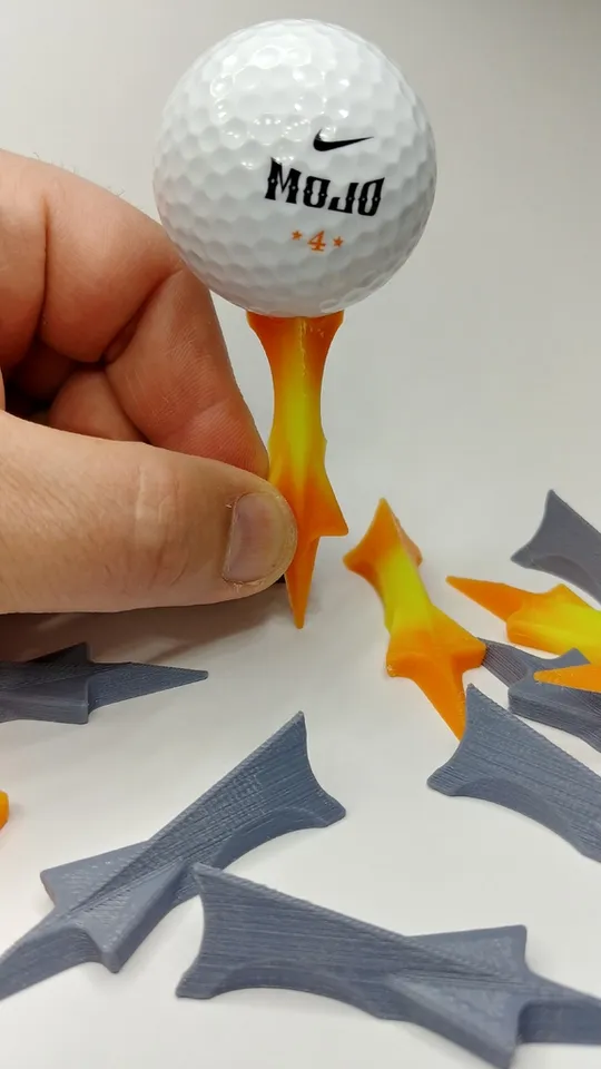 Golf Tee by Mistertech | Download free STL model | Printables.com