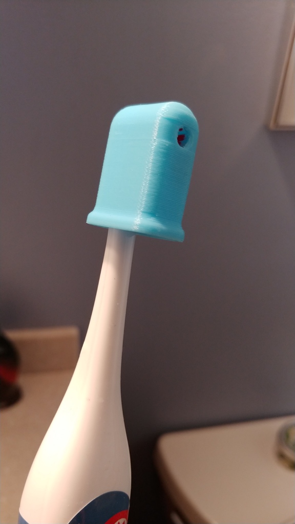 Spinbrush head cover, scale for any toothbrush. by Mistertech ...