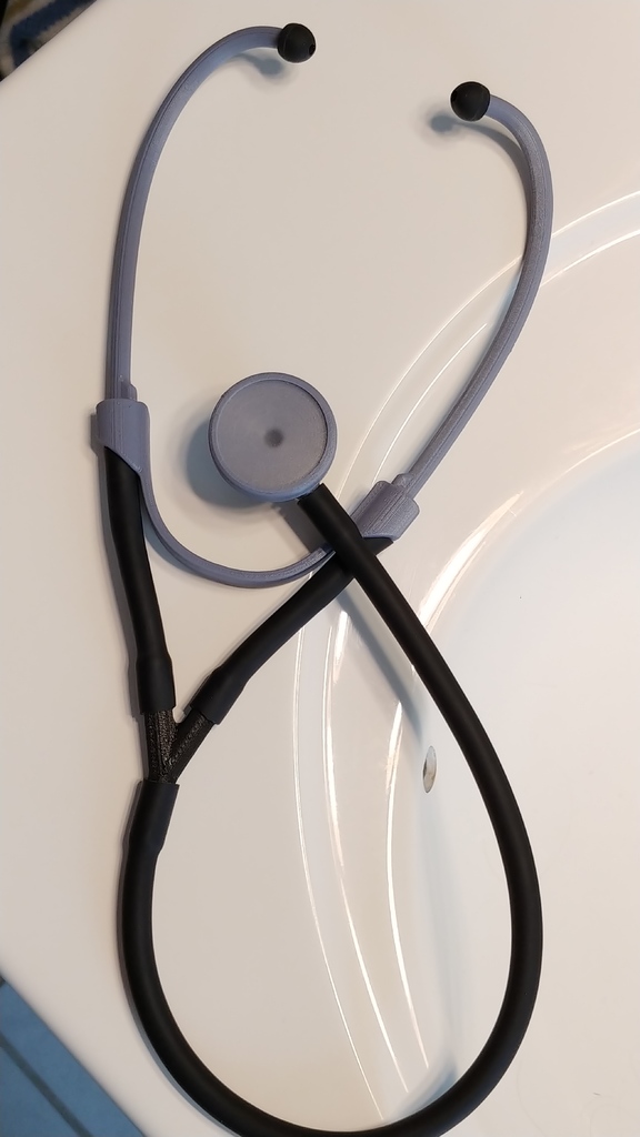 Quality Low Cost Stethoscope by Mistertech | Download free STL model ...