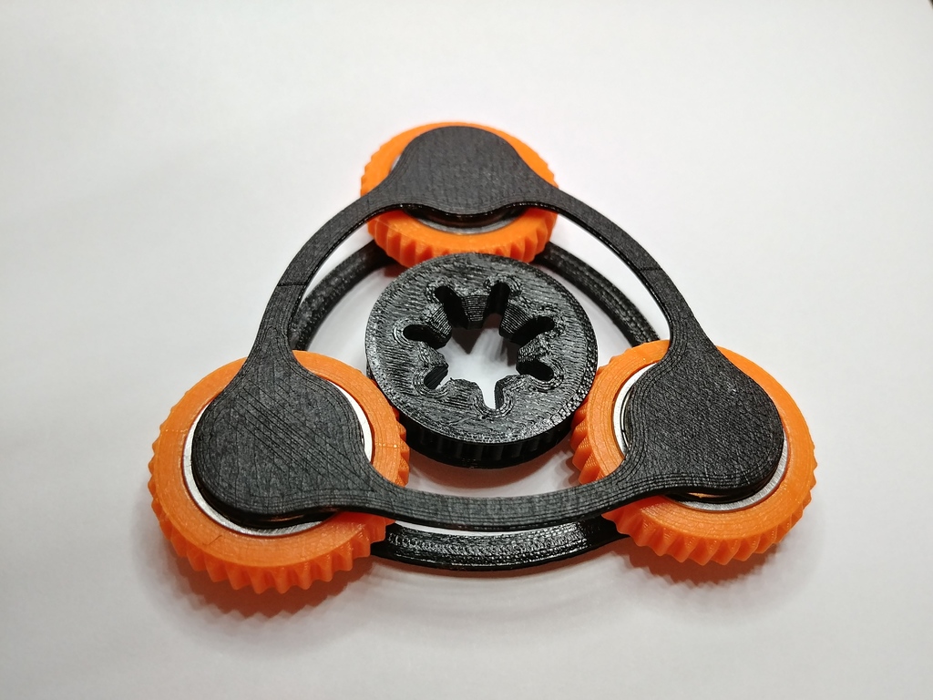 Gear Fidget Spinner by Mistertech | Download free STL model ...