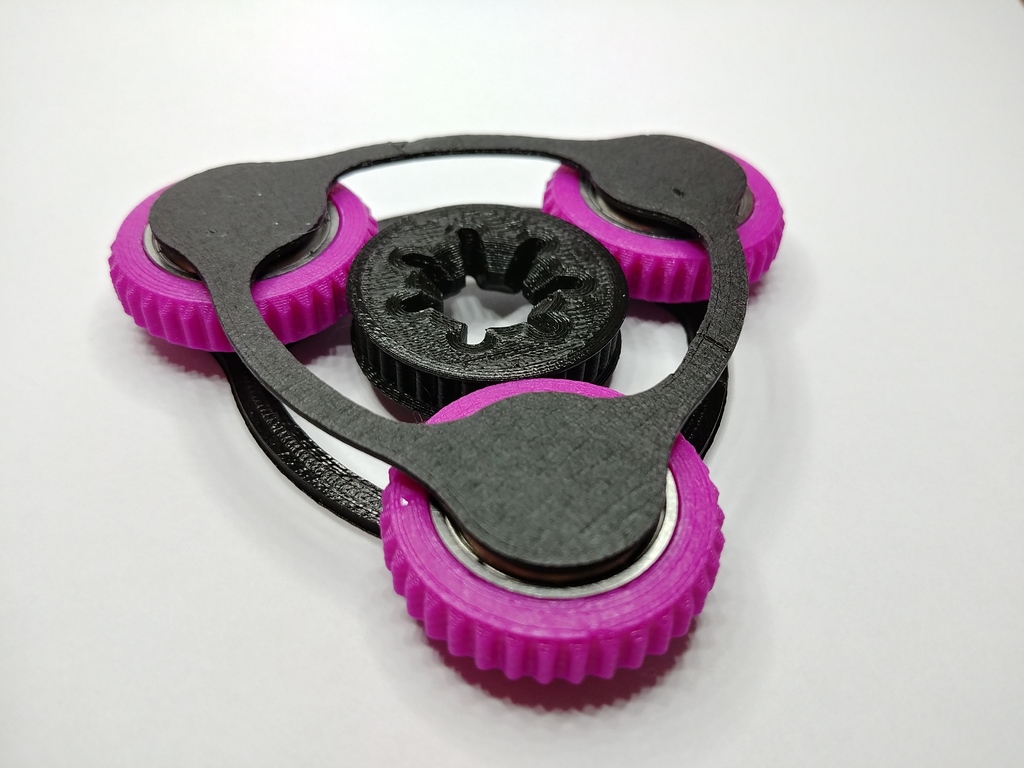 Gear Fidget Spinner by Mistertech | Download free STL model ...