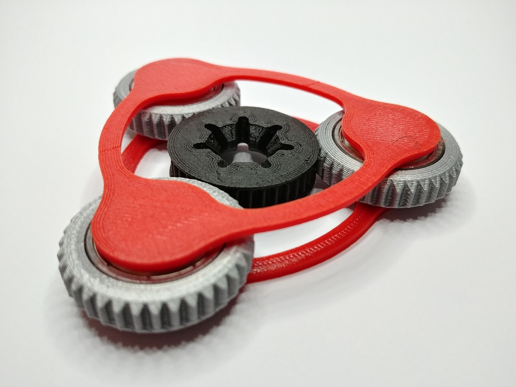 Gear Fidget Spinner by Mistertech | Download free STL model ...