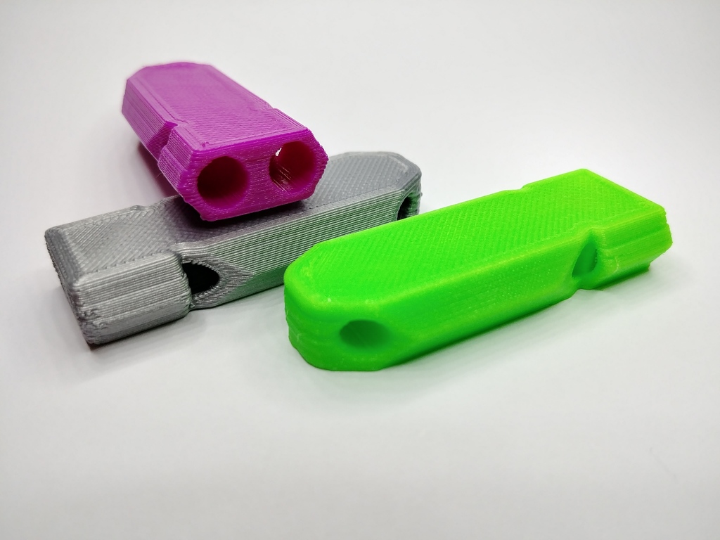 2 Tone Key Chain Safety Whistle by Mistertech | Download free STL model ...