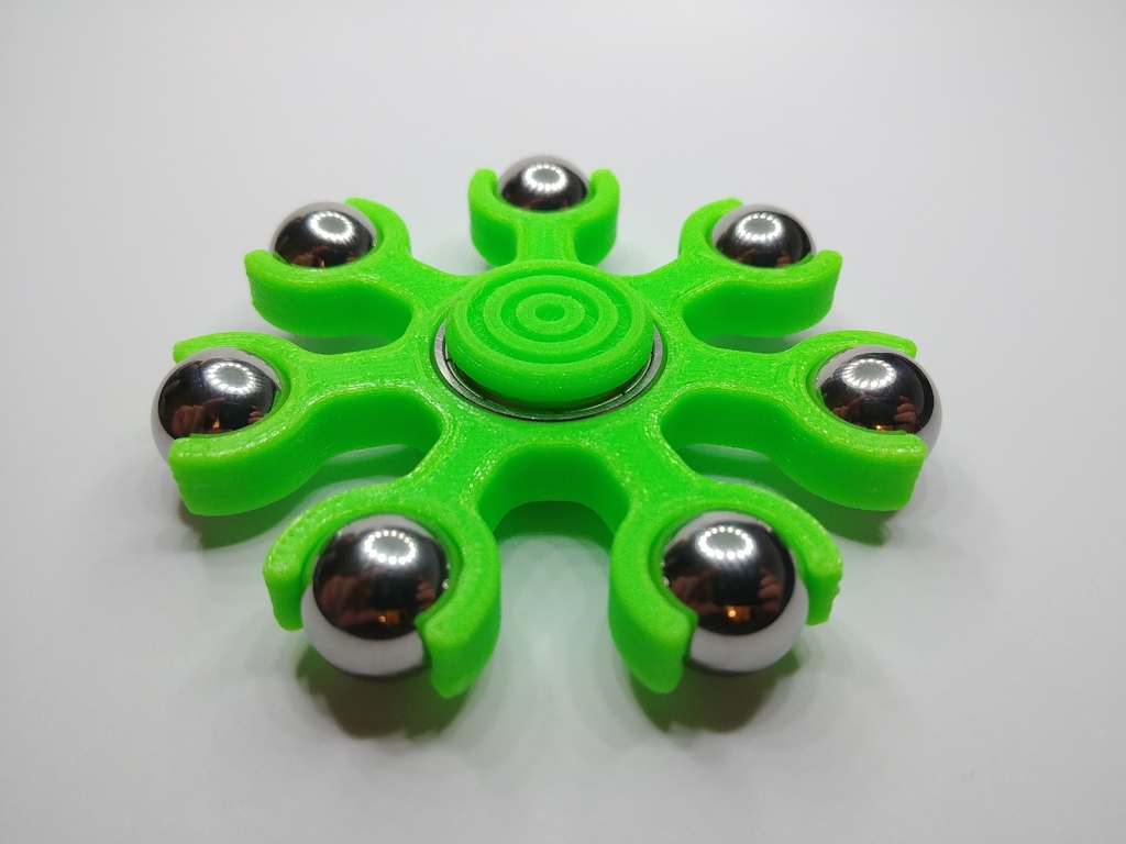 7 Ball Fidget Spinner (smaller for smaller hands) by Mistertech ...
