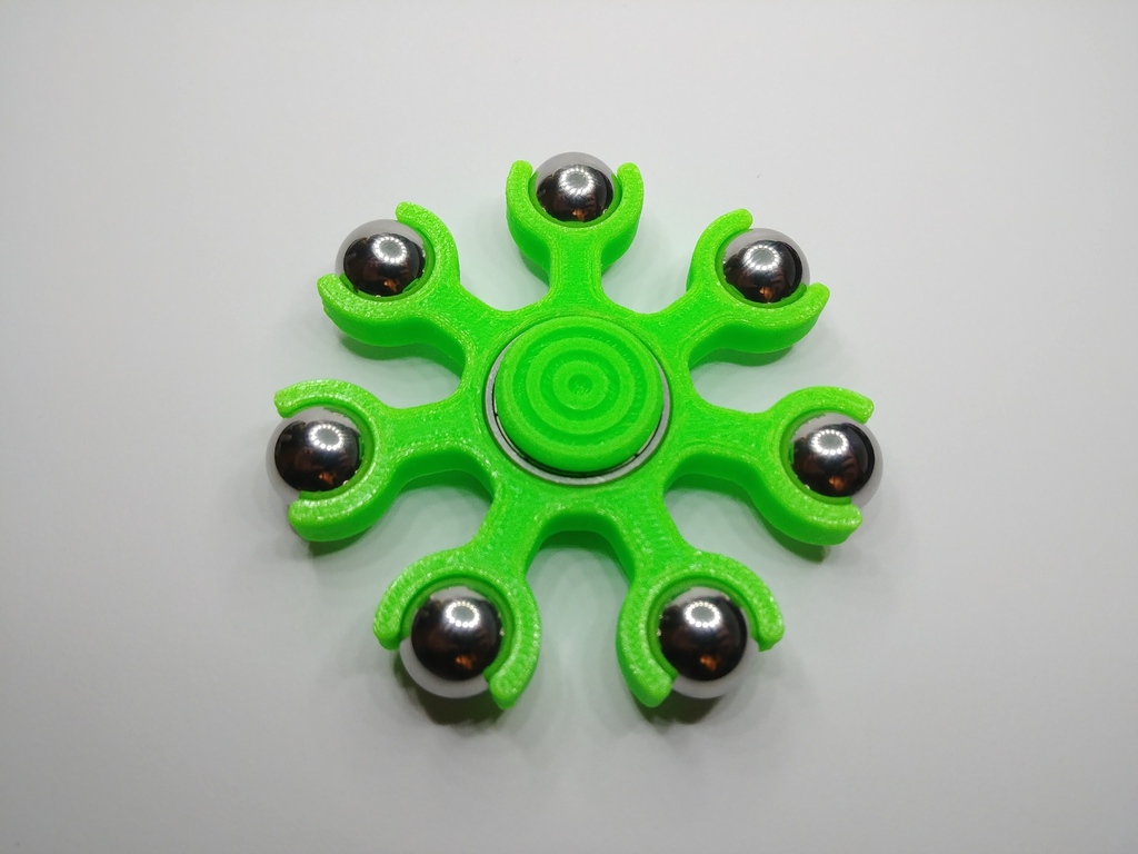 7 Ball Fidget Spinner (smaller for smaller hands) by Mistertech ...