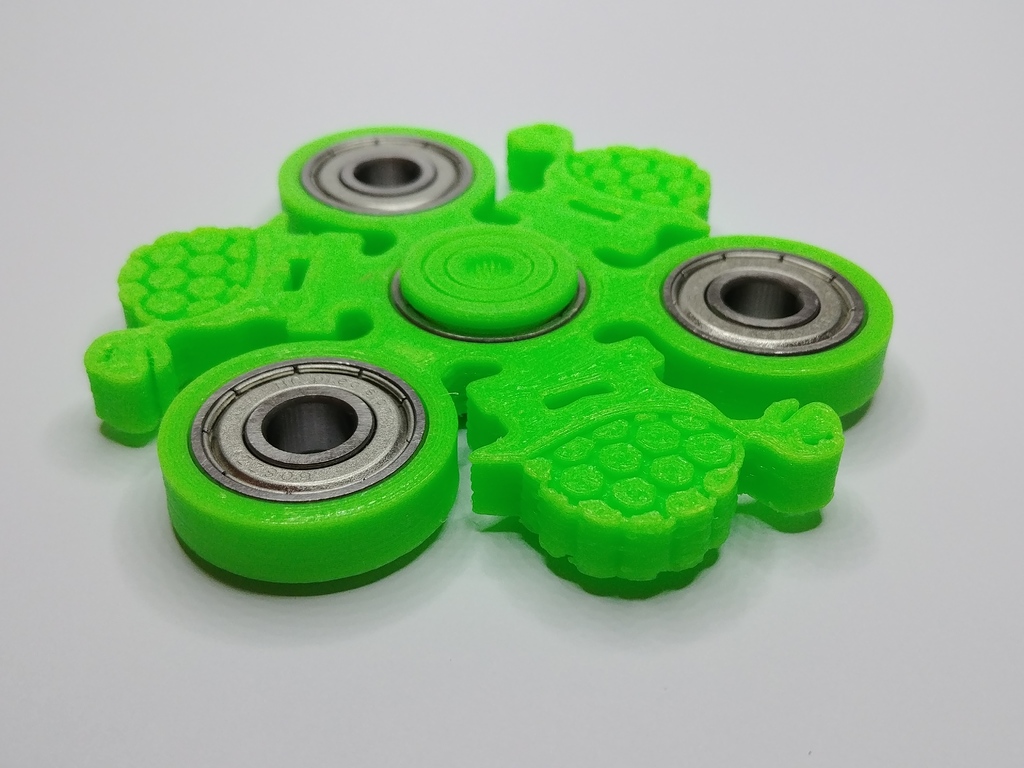 Turtle Fidget Spinner por Mistertech | Descargar modelo STL gratuito ...
