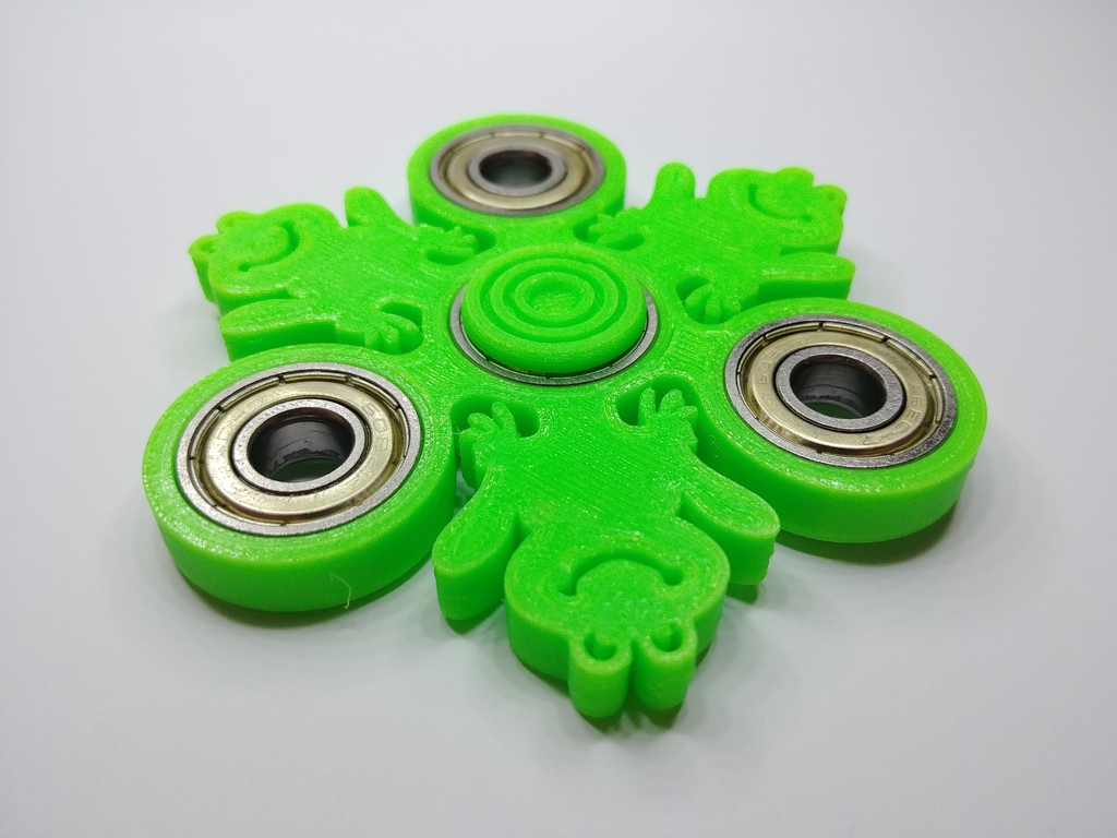 Frog Fidget Spinner by Mistertech | Download free STL model ...