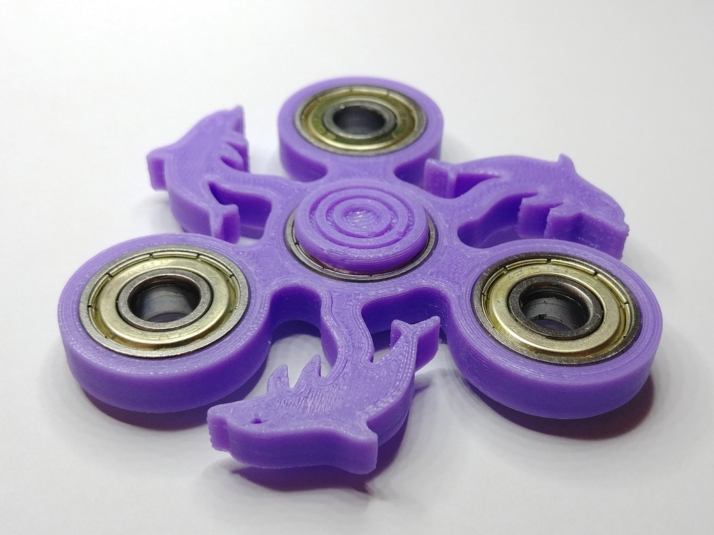 Dolphin Fidget Spinner by Mistertech | Download free STL model ...