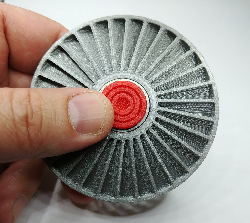 Jet Turbine Fan Fidget Spinner by Mistertech | Download free STL model ...