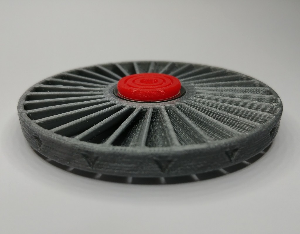 Jet Turbine Fan Fidget Spinner by Mistertech | Download free STL model ...