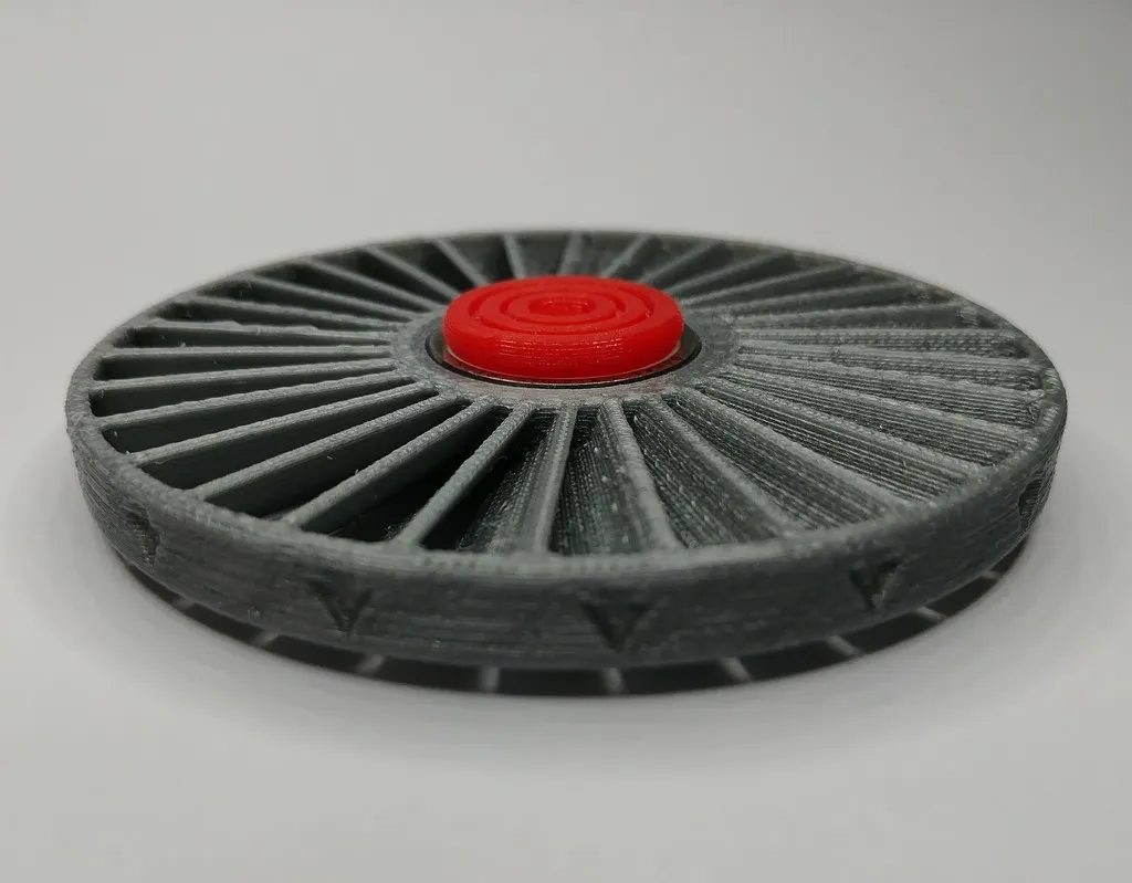 Jet Turbine Fan Fidget Spinner by Mistertech | Download free STL model ...