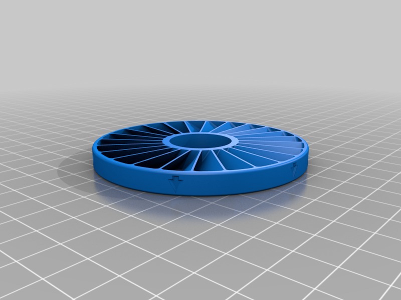 Jet Turbine Fan Fidget Spinner by Mistertech | Download free STL model ...