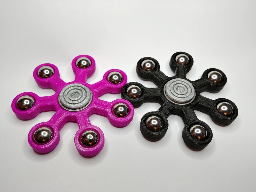 Ball Bearing Spinner (7 Planets), 1/2" and 10mm versions by Mistertech ...