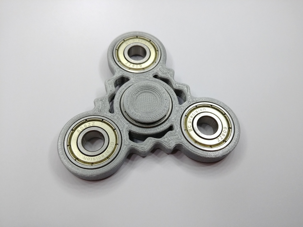 3 Planet Lightning Fidget Spinner by Mistertech | Download free STL ...