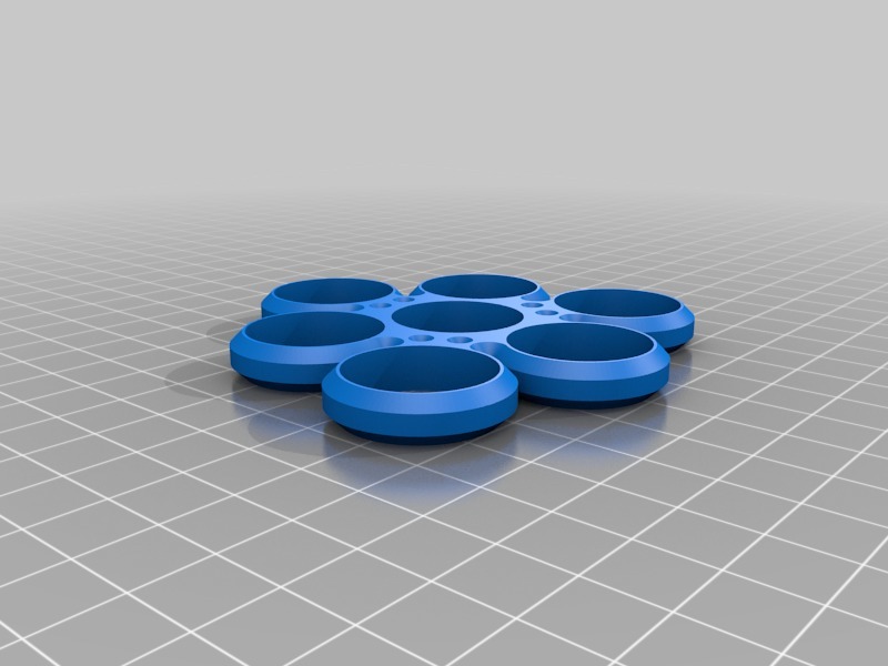 6 Planet Fidget Spinner (Triangular) by Mistertech | Download free STL ...