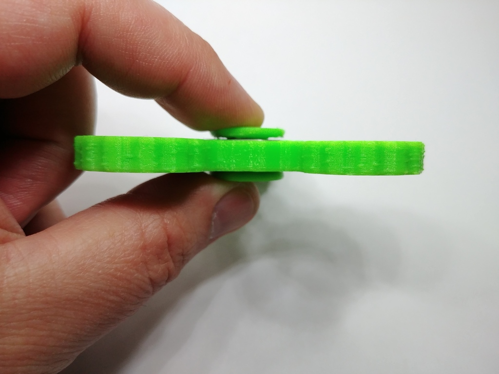 Fidget Spinner 3 planet ribbed by Mistertech | Download free STL model ...