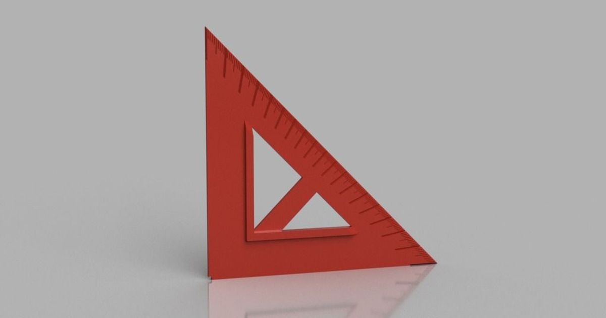 Drafting Square with Center Finder and degree markings by Mistertech ...