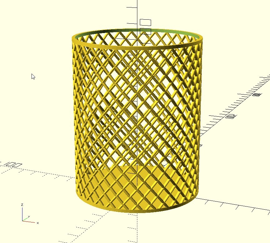 Parametric Customizable Helix Cup, Container, Bowl or Sculpture by ...