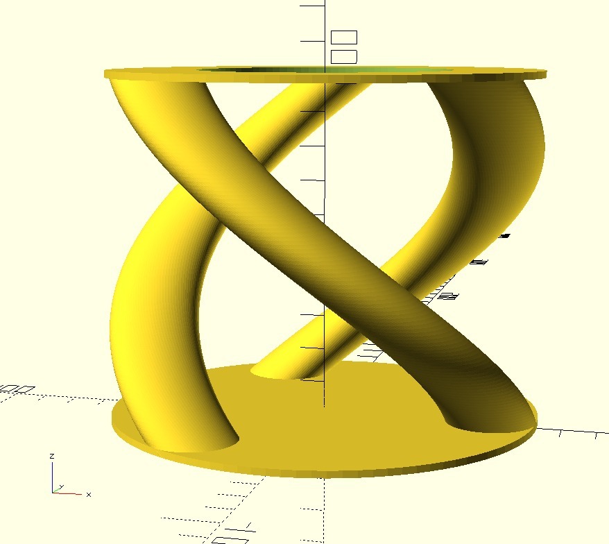 Parametric Customizable Helix Cup, Container, Bowl or Sculpture by ...