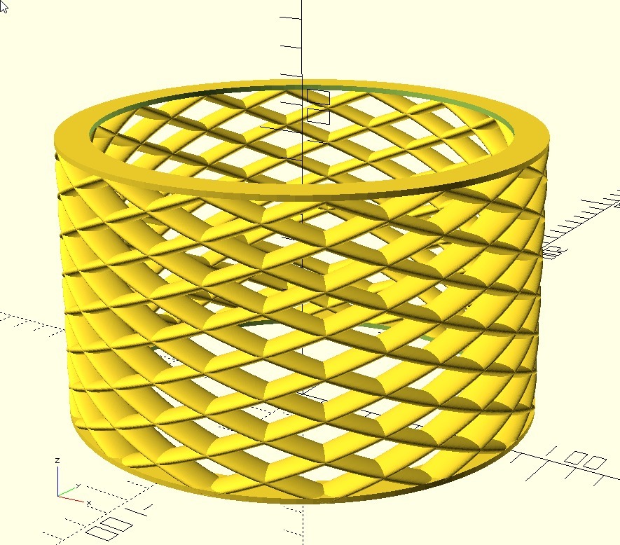 Parametric Customizable Helix Cup, Container, Bowl or Sculpture by ...