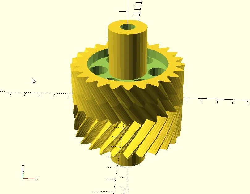 Parametric Gear customizer with bevel teeth and many options by ...