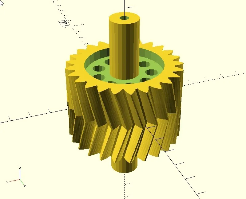 Parametric Gear customizer with bevel teeth and many options by ...