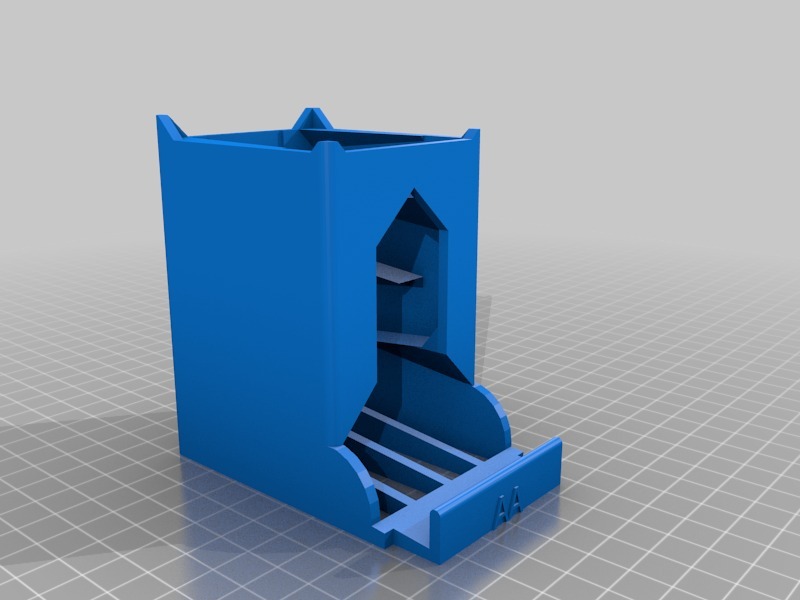 Battery Dispenser V2 remix by Mistertech | Download free STL model ...