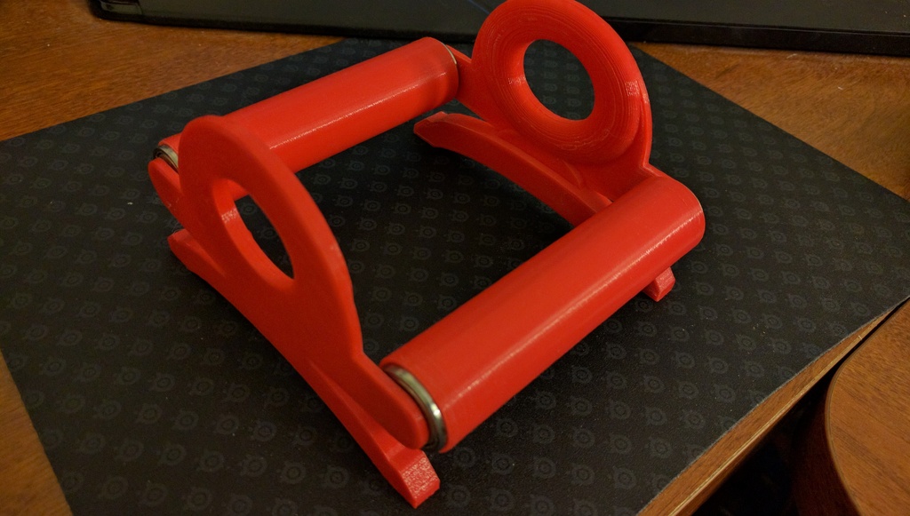 Freestanding filament spool roller V2 by Mistertech | Download free STL ...