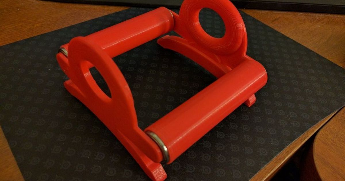 Freestanding filament spool roller V2 by Mistertech | Download free STL ...