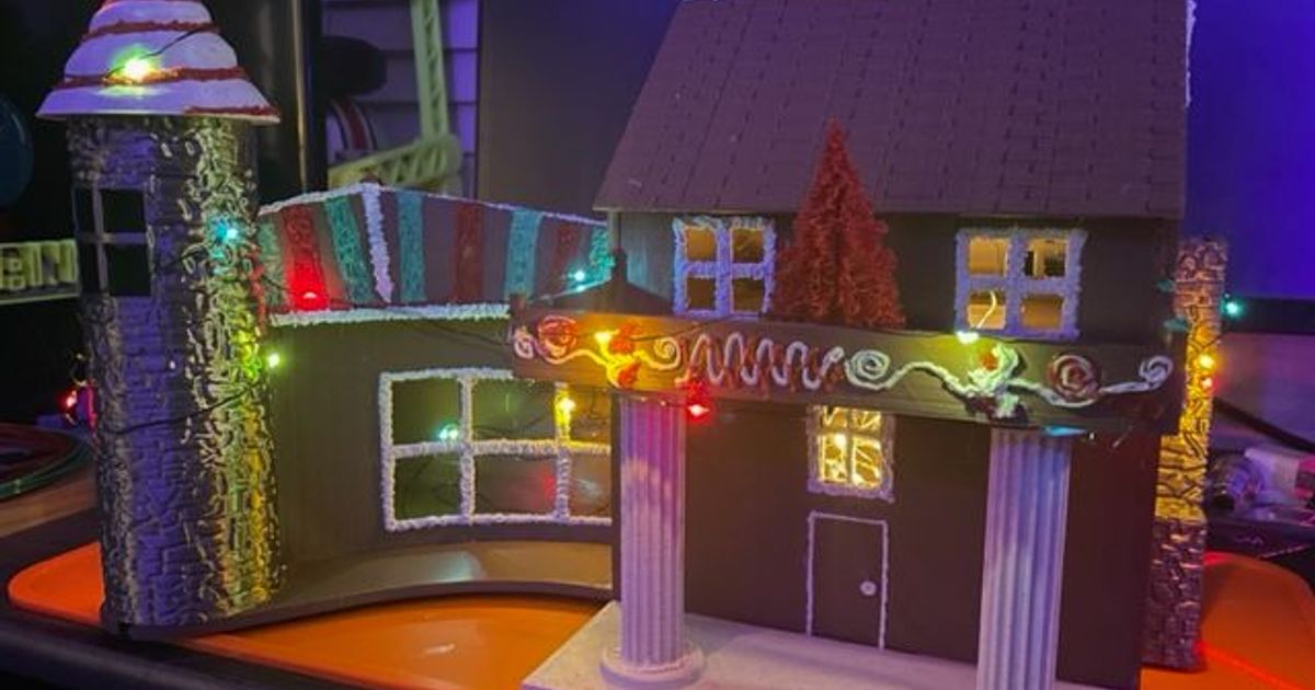 3D Printed Gingerbread House Kit by B1G_Jano | Download free STL model ...