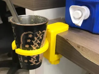Desk Cup Holder by Victor Maitan | Download free STL model | Printables.com