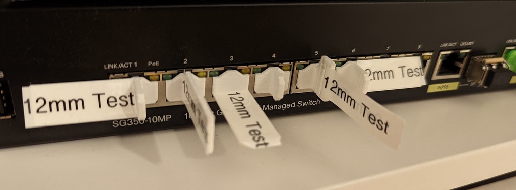 RJ-45 LAN Port Marker and Dust Cover by Ascardia | Download free STL ...
