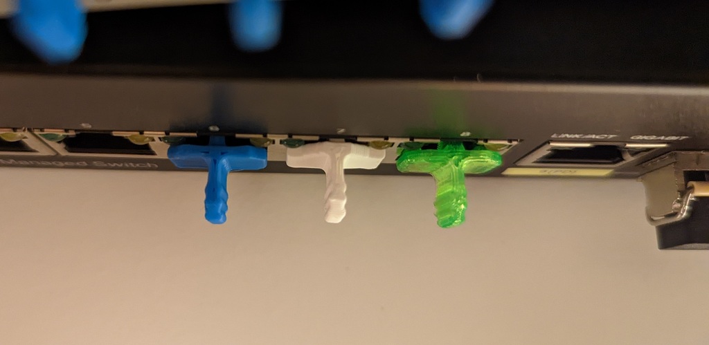 RJ-45 LAN Port Marker and Dust Cover by Ascardia | Download free STL ...